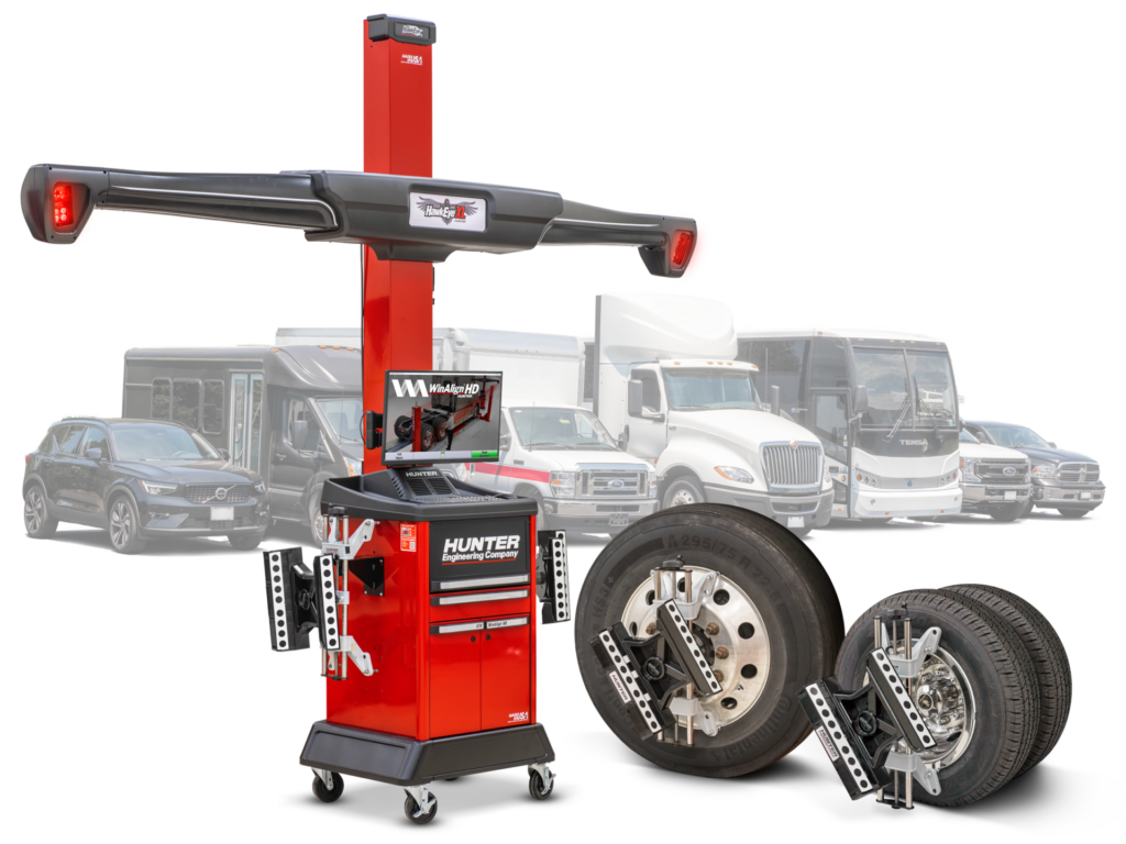 Hunter wheel alignment store